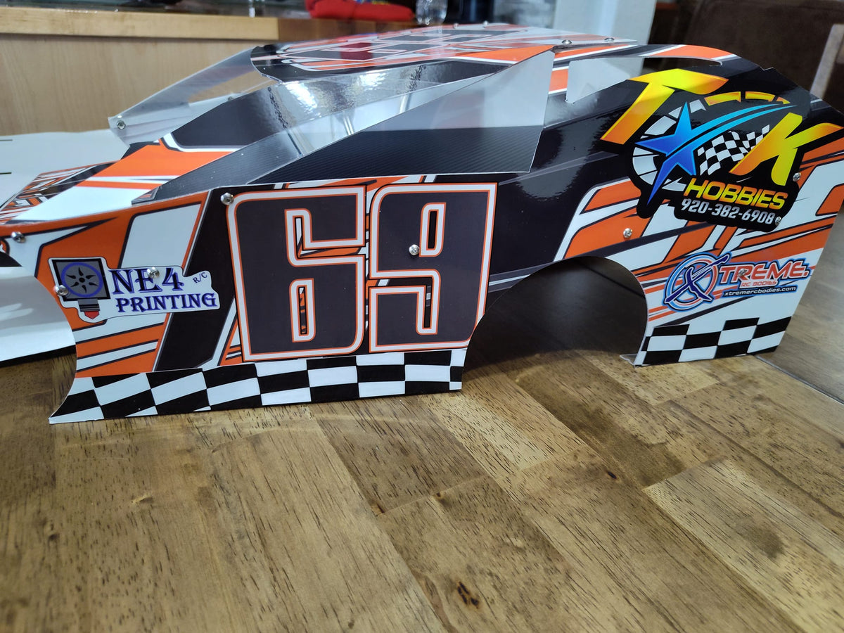 The BOSS slash dirt modified body kit. With fasteners – Xtreme RC Bodies