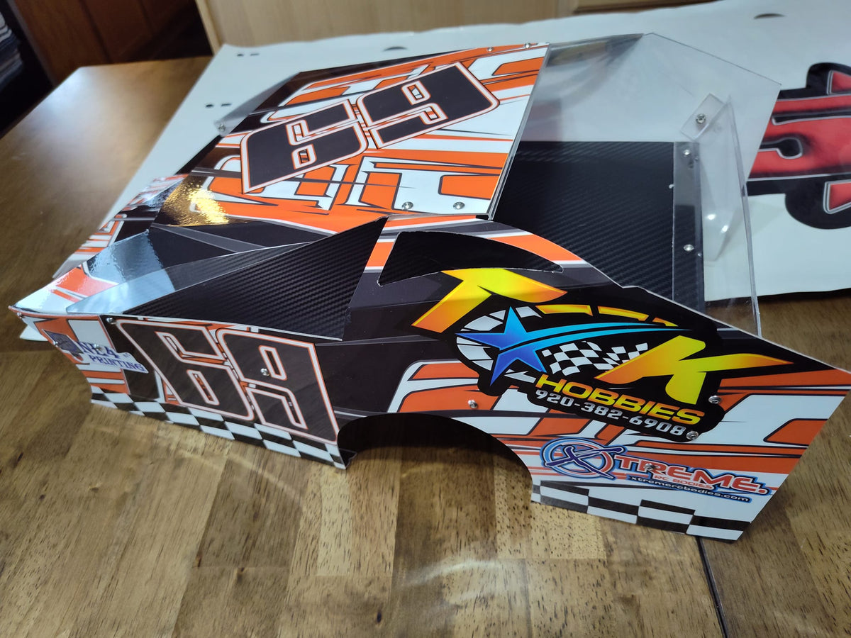 The BOSS slash dirt modified body kit. With fasteners – Xtreme RC Bodies