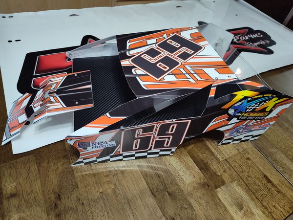The BOSS slash dirt modified body kit. With fasteners – Xtreme RC Bodies