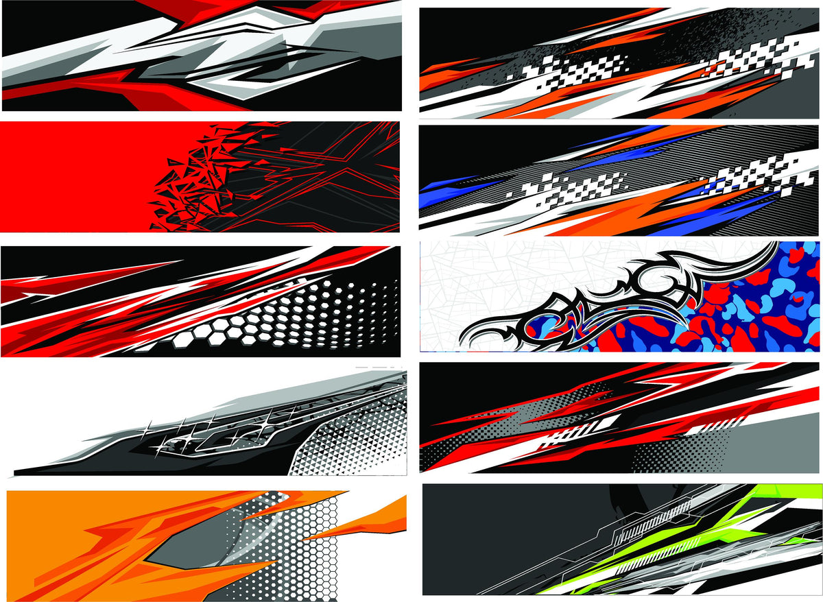 Wraps for sides only – Xtreme RC Bodies