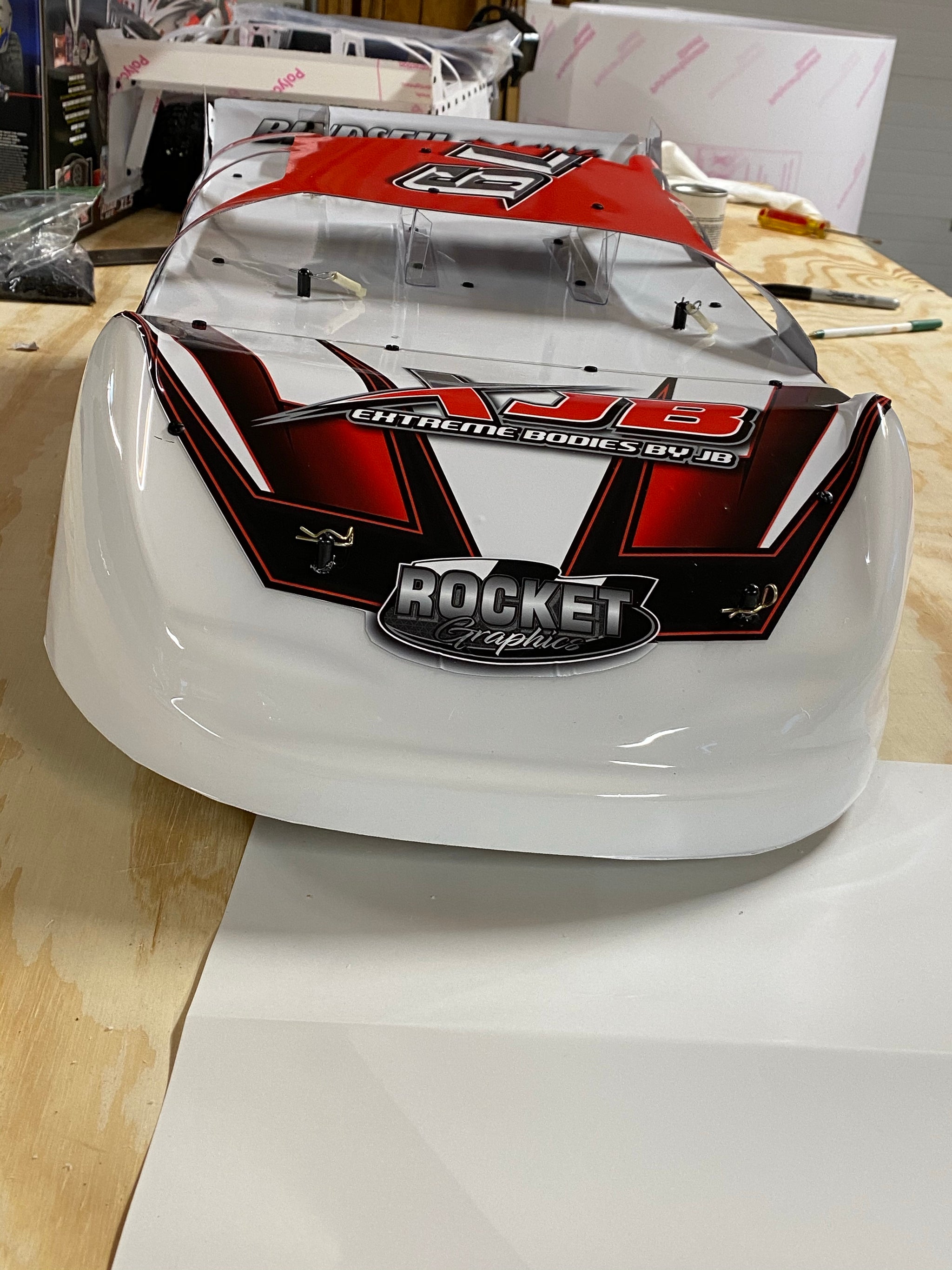 SC late model 1/10th and 1/8th scale with molded nose – Xtreme RC Bodies